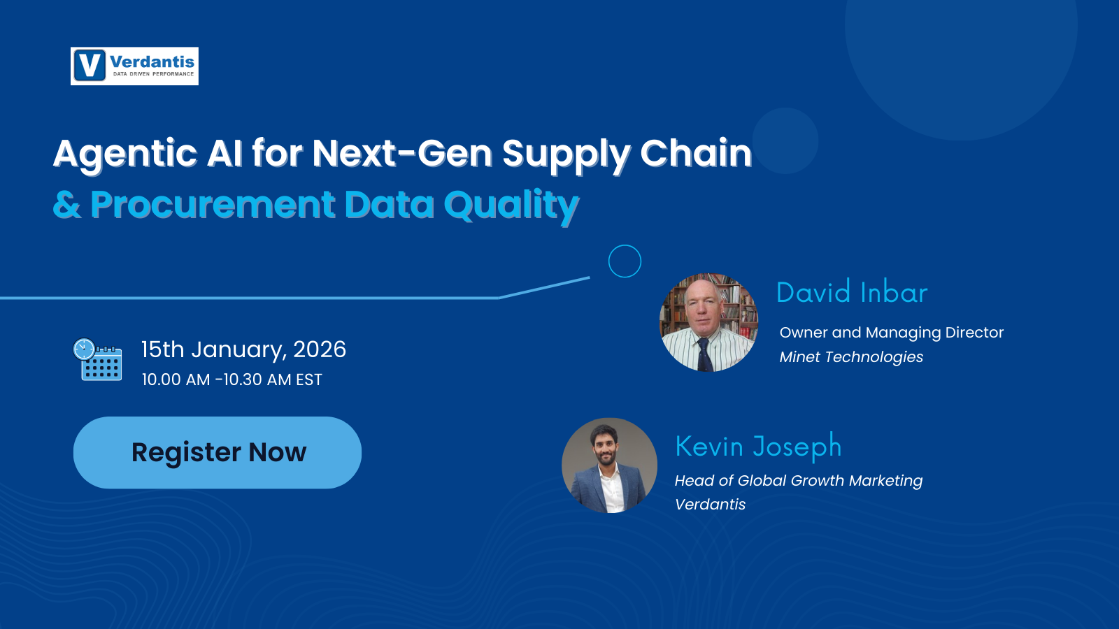 Agentic AI for Next-Gen Supply Chain & Procurement Data Quality - Verdantis